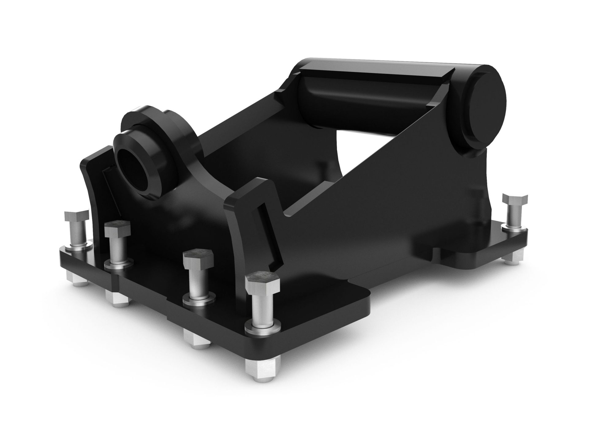 1/4 yd Mounting Bracket - Pin Lock Brackets